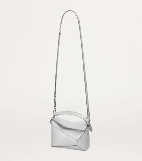 Loewe Mini Leather Puzzle Edge Top-handle Bag
