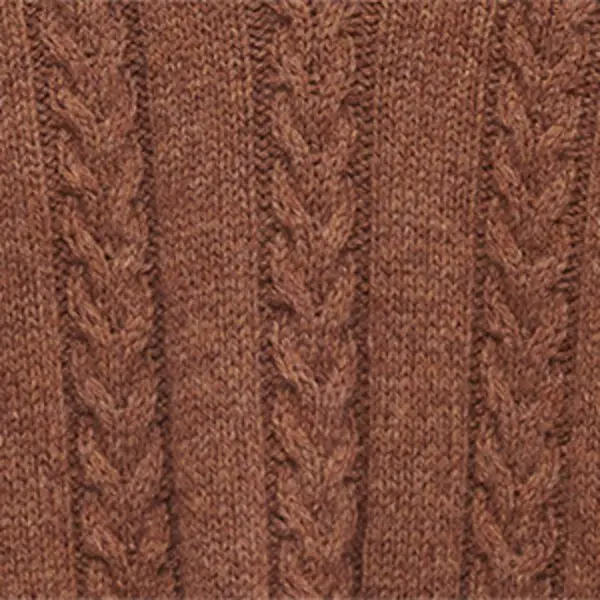 Loewe Wool Cable-knit Sweater - Brown