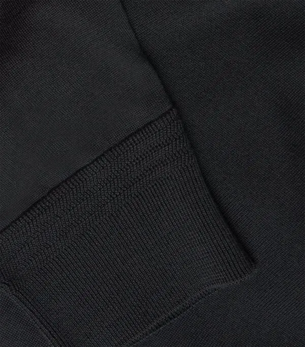 Barena Venezia Merino Knit Polo Shirt - Black