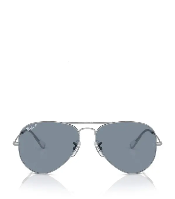 Ray-ban Metal Aviator Sunglasses - Silver