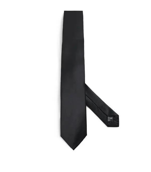 Emporio Armani Silk Neck Tie - Black