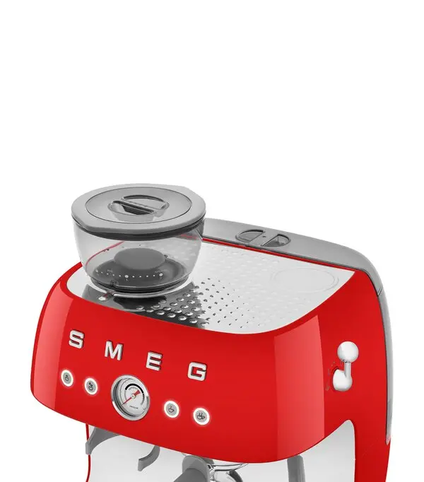 SMEG Egf03rduk Espresso Coffee Machine With Grinder