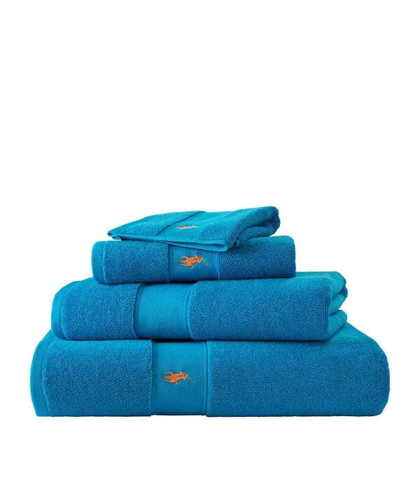 Ralph Lauren Polo Player Bath Towel - Turquoise