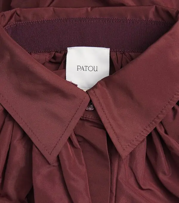 PATOU Volume Bubble Blouse - Burgundy