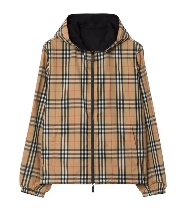 Burberry Reversible Hooded Jacket - Beige