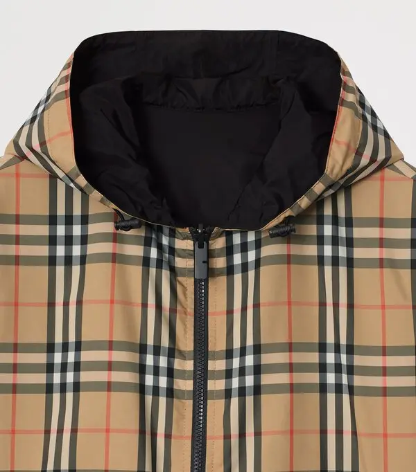 Burberry Reversible Hooded Jacket - Beige