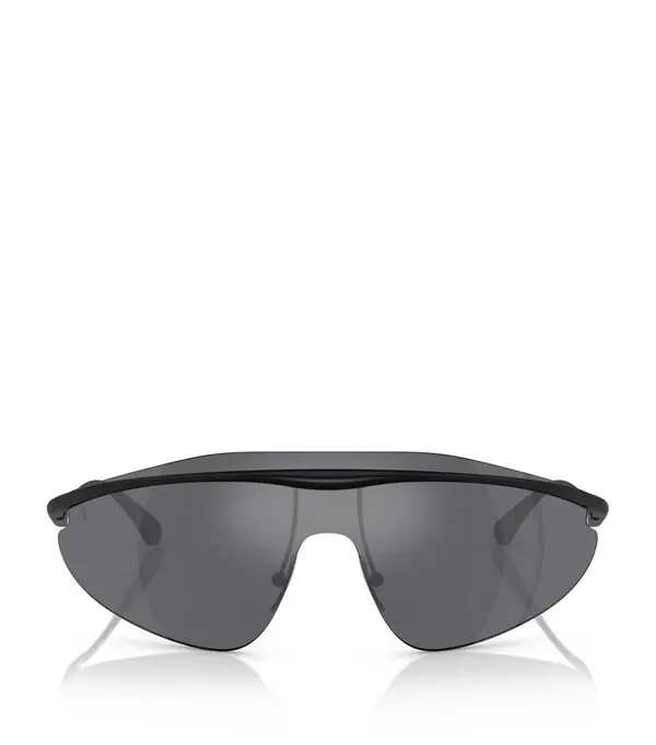 FERRARI Metal Irregular Sunglasses - Black