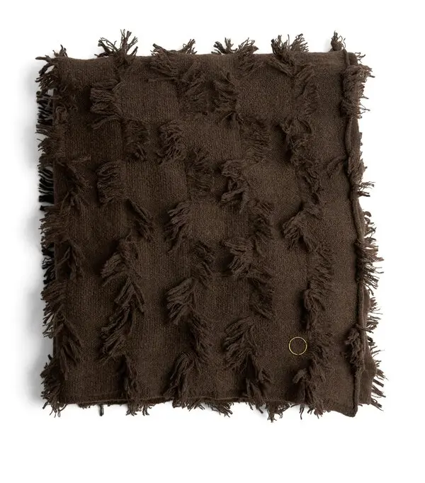 OYUNA Cashmere Seren Throw - Brown