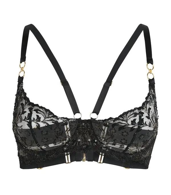BORDELLE Theia Balconette Bra - Black