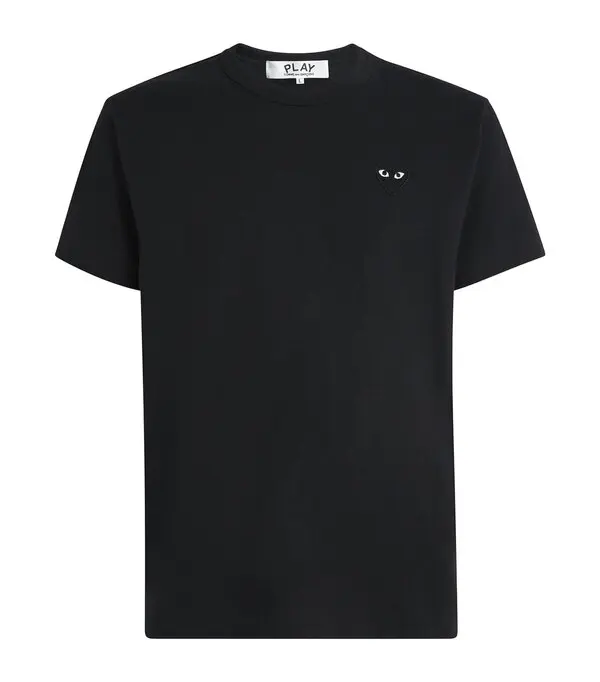 Play Comme Des Garcon Heart Logo T-shirt - Black