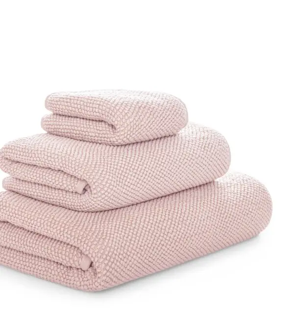 GRACCIOZA Cotton Pearls Bath Towel - Ivory