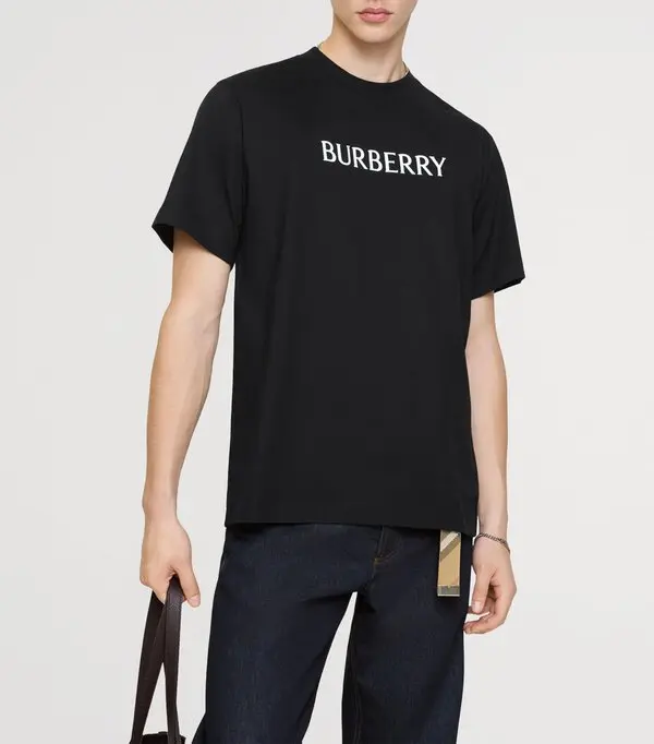 Burberry Cotton Logo Slim T-shirt