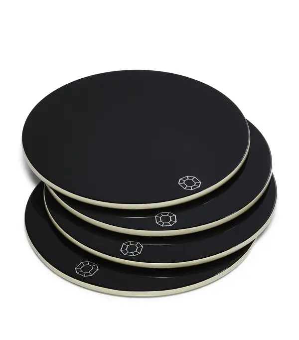 THE MARTHA, BY BACCARAT Set Of 4 Octogone Coasters