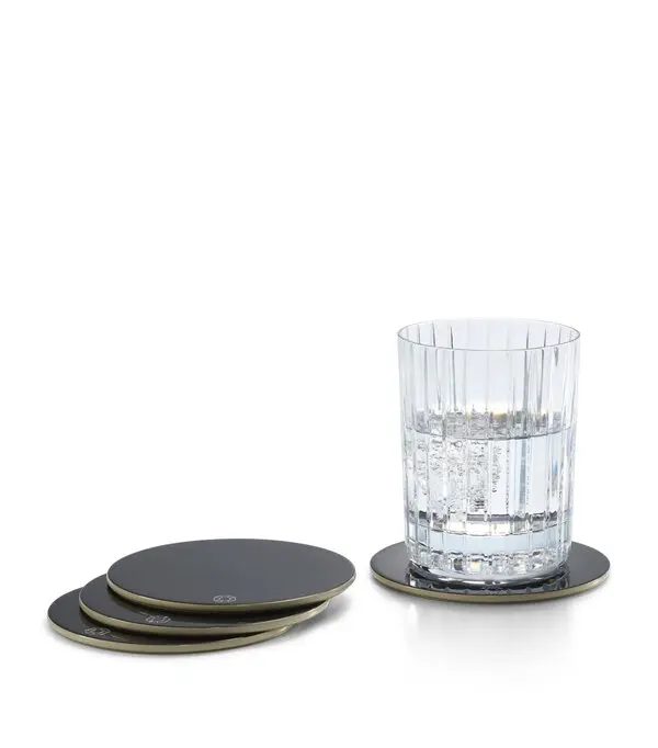 THE MARTHA, BY BACCARAT Set Of 4 Octogone Coasters