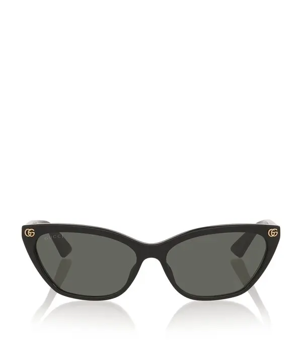 Gucci Acetate Cat Eye Sunglasses - Black