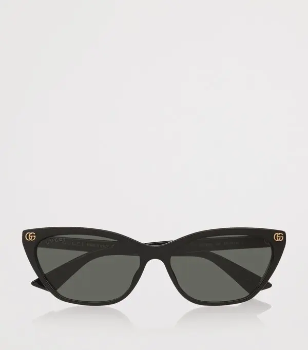Gucci Acetate Cat Eye Sunglasses - Black