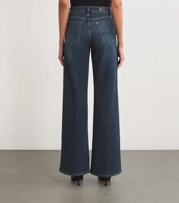 7 For All Mankind Luxe Vintage Lotta Flared Jeans - Blue
