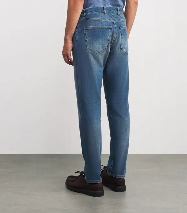 Eleventy Straight Leg Jeans - Blue