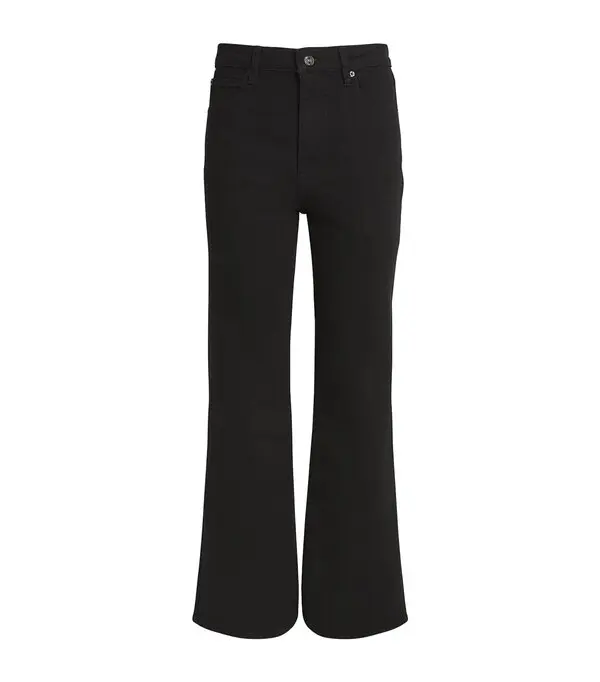 FRAME The Pixie Arrow Bootcut Jeans - Black