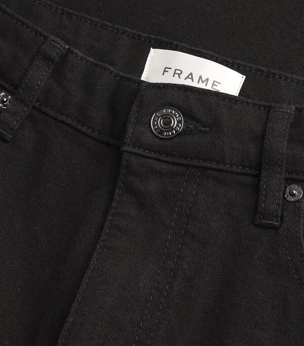 FRAME The Pixie Arrow Bootcut Jeans - Black
