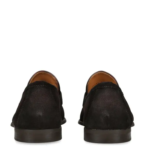 Magnanni Suede Diezma Loafers - Brown