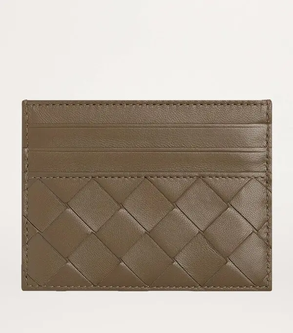 Bottega Veneta Leather Intrecciato Card Holder