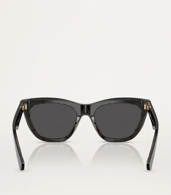 Burberry Acetate Wayfarer Sunglasses - Black
