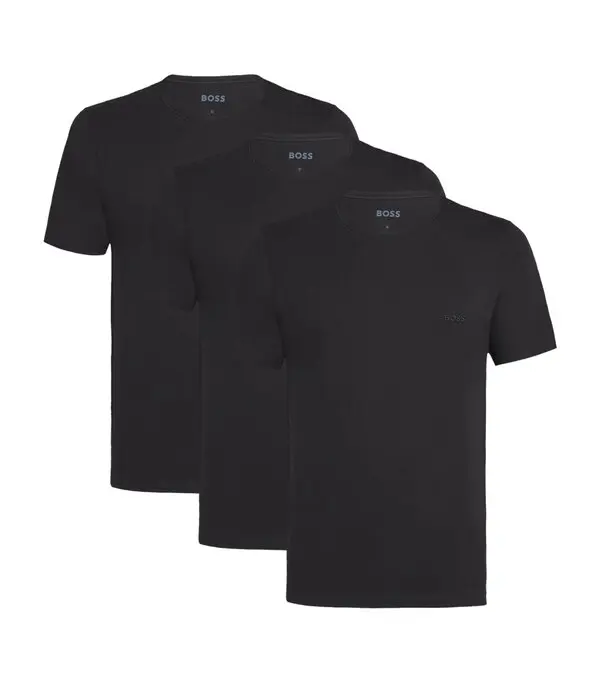 BOSS Cotton Logo T-shirt - Black