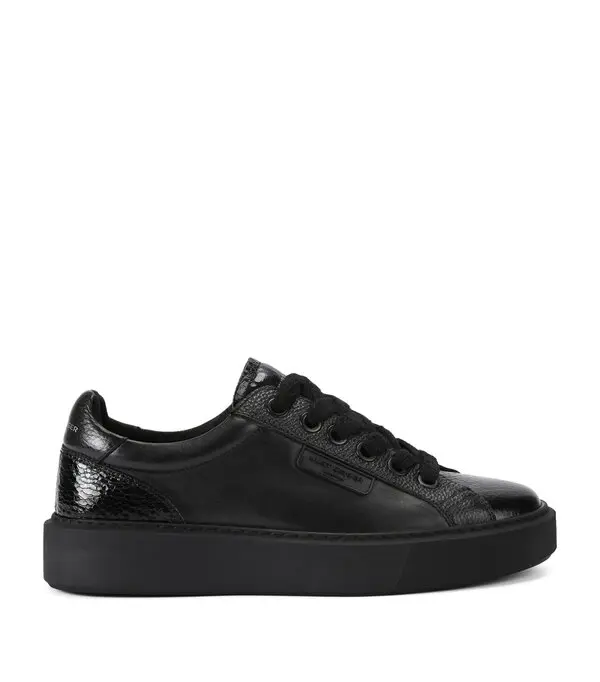 Kurt Geiger Leather Albion Sneakers - Black