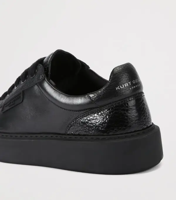 Kurt Geiger Leather Albion Sneakers - Black