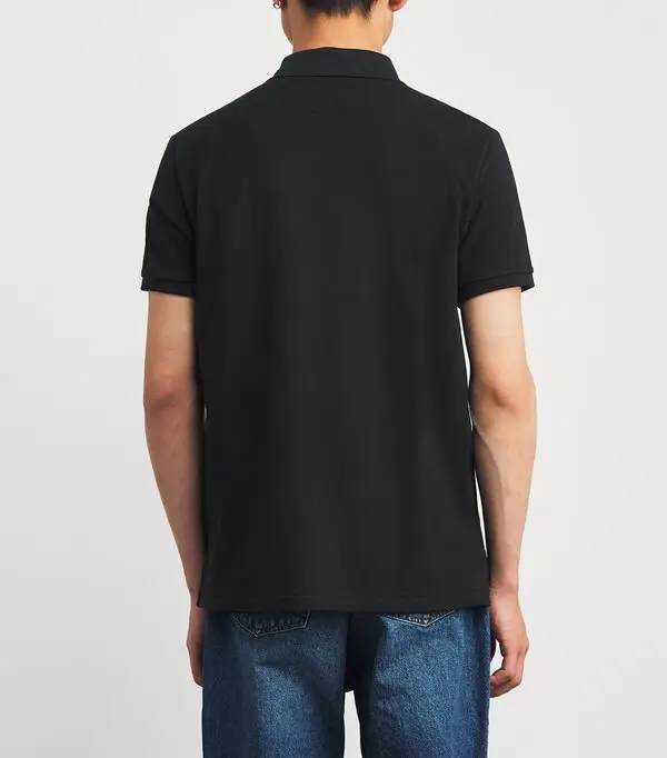 Polo Ralph Lauren Cotton Mesh Slim-fit Polo Shirt - Black