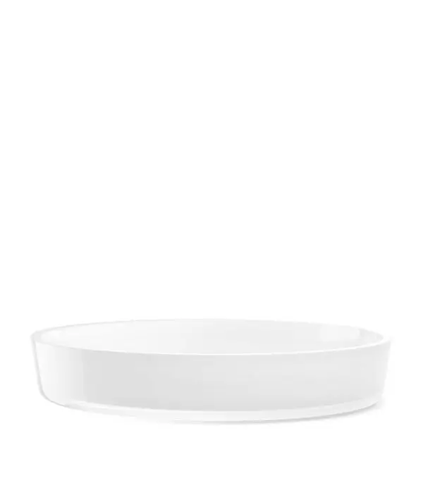 LSA INTERNATIONAL Glass Collective Low Bowl - White