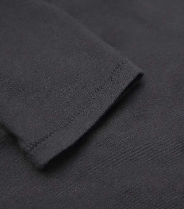 SKIMS Stretch-cotton Jersey Rollneck Top - Black