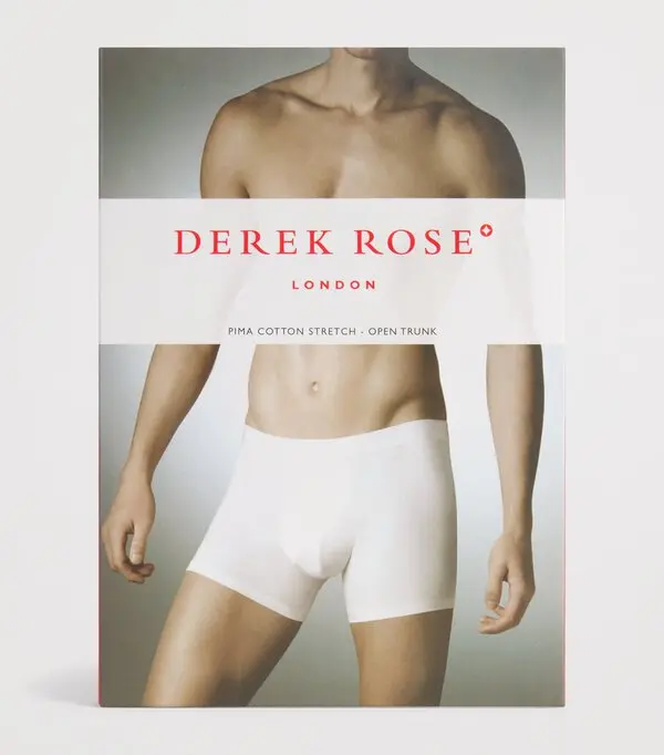 Derek Rose Pima Cotton Stretch Open Trunks - Grey