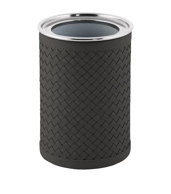 RIVIERE Leather Menfi Champagne Cooler - Black