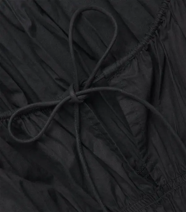 DÔEN Organic Cotton Quinn Midi Dress - Black