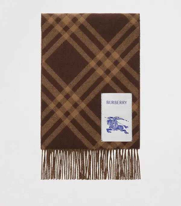 Burberry Cashmere Check Scarf