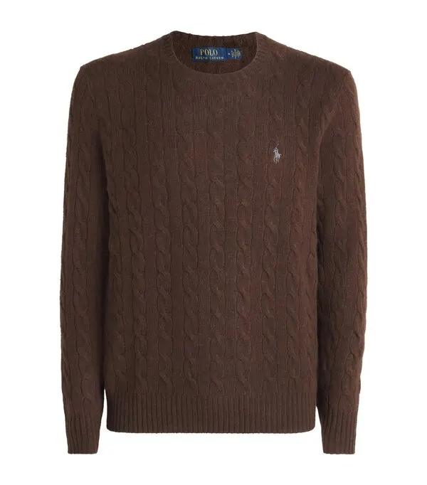 Polo Ralph Lauren Wool-cashmere Cable-knit Sweater