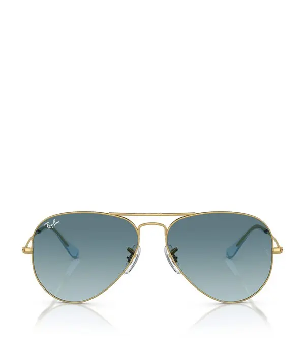 Ray-ban Metal Aviator Sunglasses - Gold