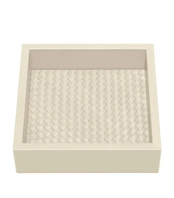 RIVIERE Woven Tray - Ivory