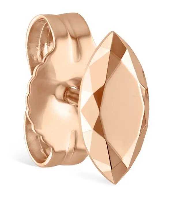 MARIA TASH Faceted Marquise Single Stud Earring - Rose Gold