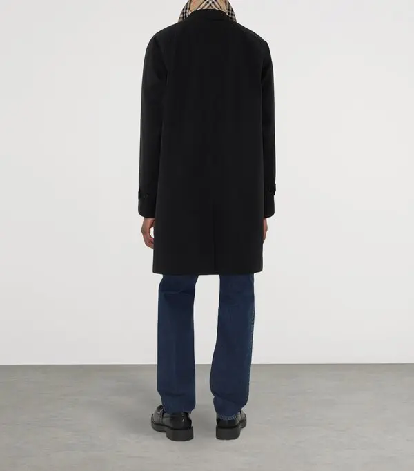 Burberry Mid-length Camden Heritage Car Coat - Black
