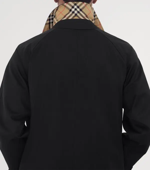 Burberry Mid-length Camden Heritage Car Coat - Black