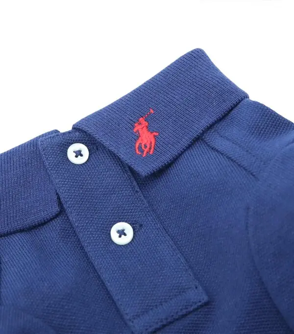 Ralph Lauren Cotton Mesh Dog Polo Shirt