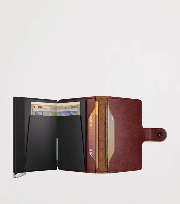 SECRID Basco Leather Miniwallet - Brown