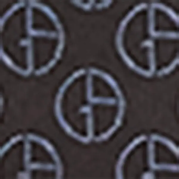 Giorgio Armani Silk Jacquard Monogram Neck Tie - Brown