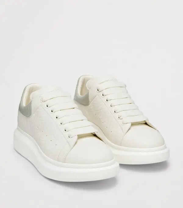 Alexander McQueen Leather Oversized Sneakers - White