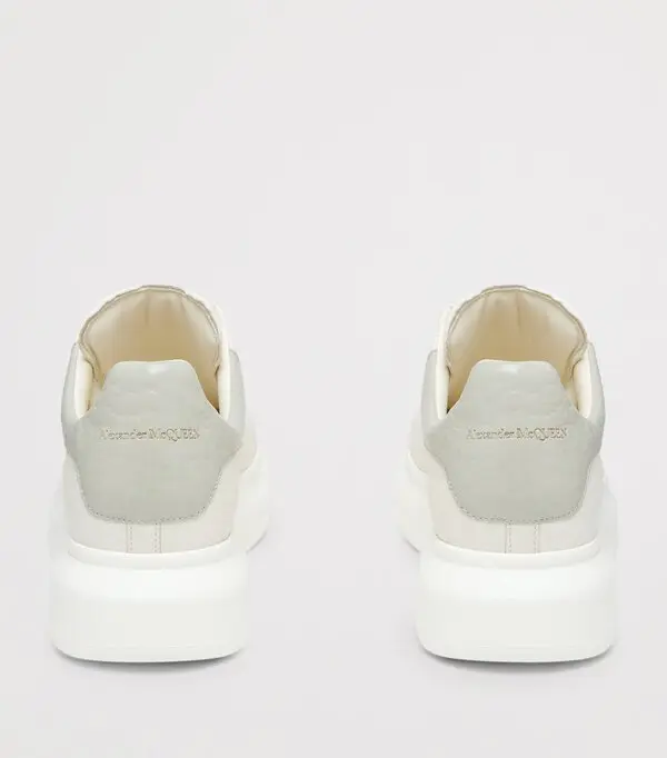 Alexander McQueen Leather Oversized Sneakers - White