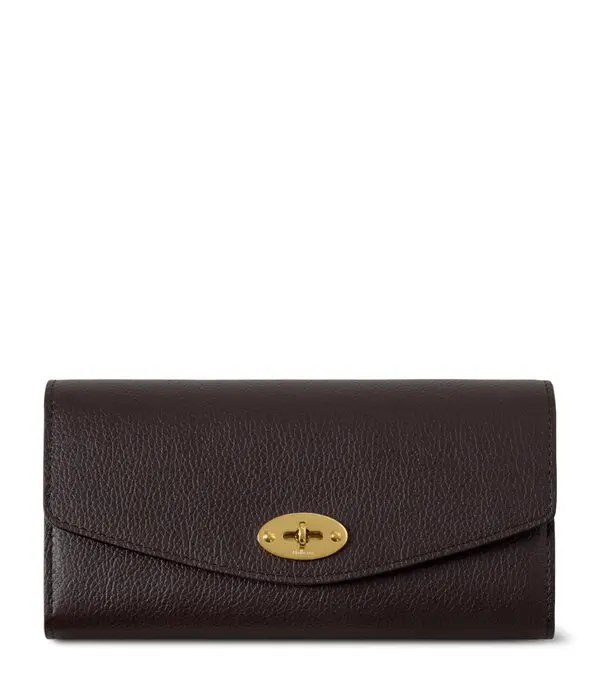 Mulberry Leather Darley Wallet - Black