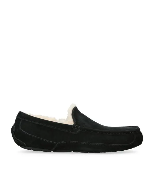 UGG Suede Ascot Slippers - Black